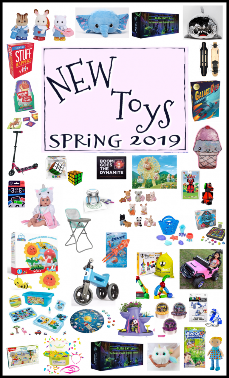New Toys of the Market for Spring 2019 - My Four and More